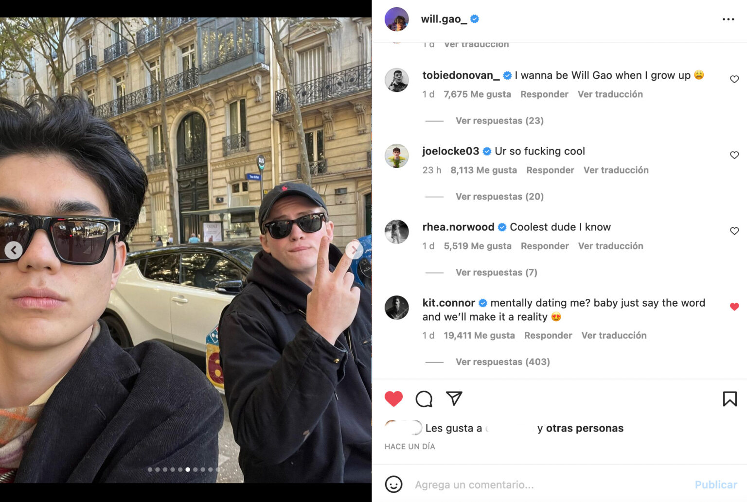 ¿Cuál es la relación entre Kit Connor y William Gao? - Homosensual